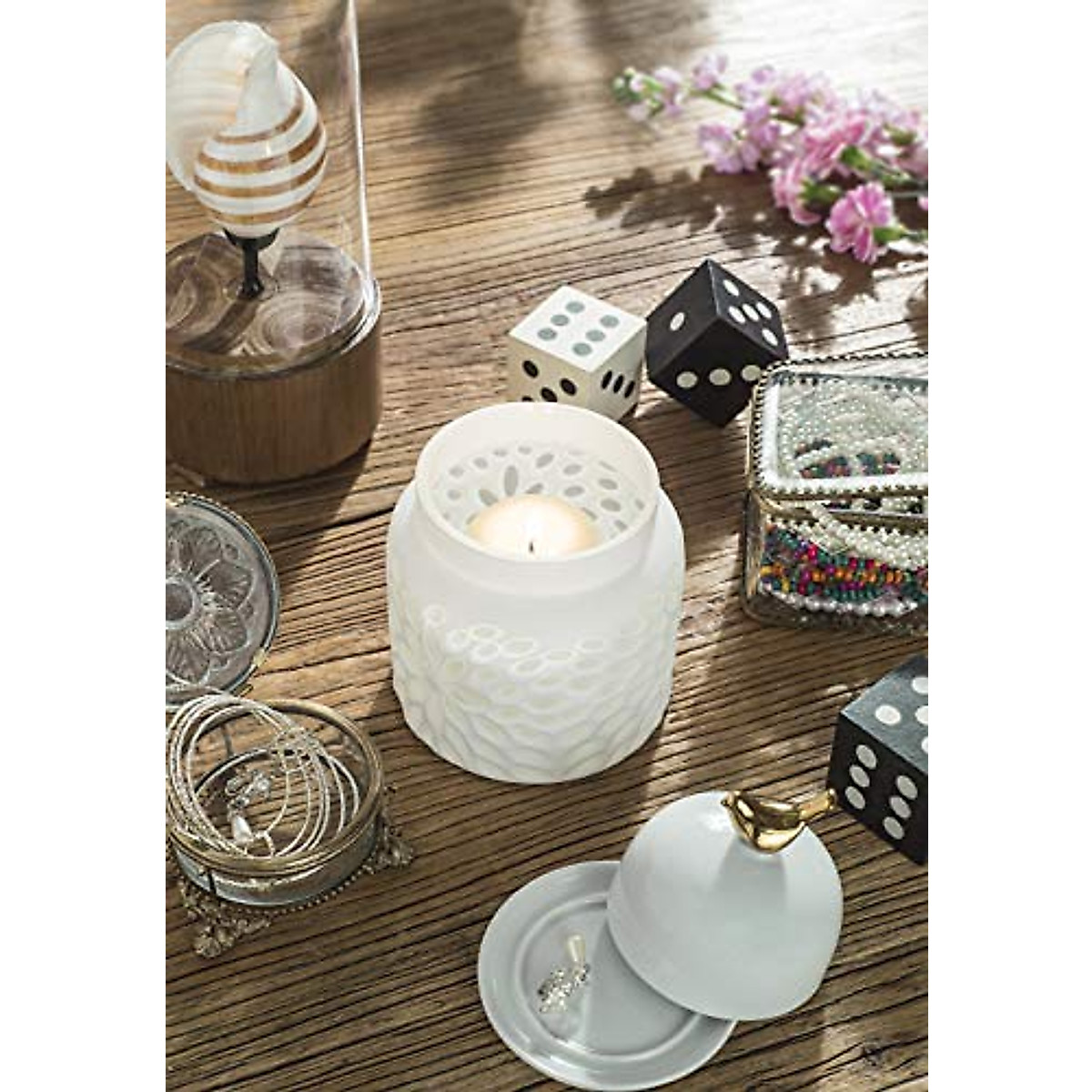 Decorative Mango Wood Dice (Set of 6 Pieces)