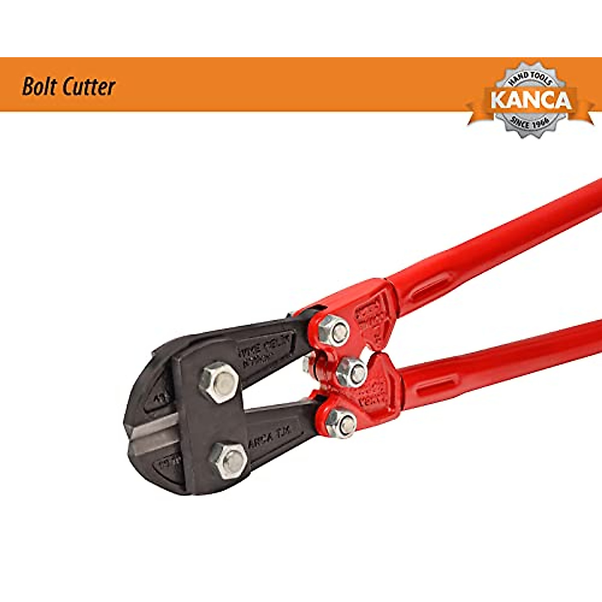 KANCA Bolt Cutter BC-7, Drop-Forged Metal Cutter and Steel Cutter, 18'' INCH Cutting Capacity 7 MM, Hand Tools & Home Improvement, Heavy Duty Cutter, Red Colour
