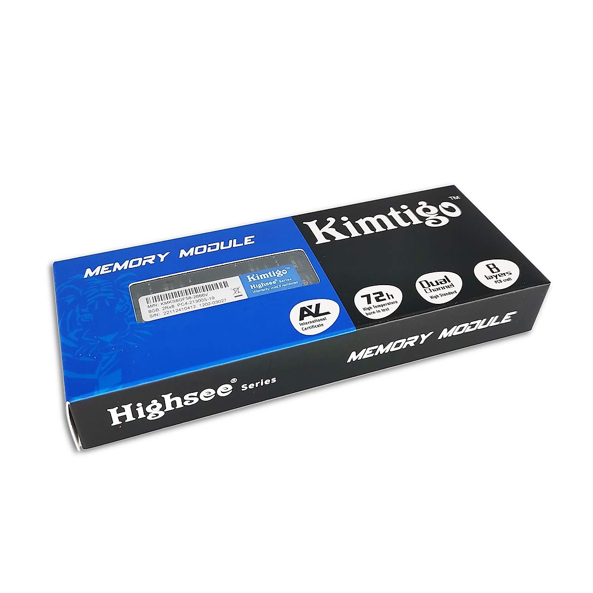 Kimtigo DDR4 16GB Laptop Dram 2666MHz (PC4-21300) CL19 (Compatible with 2400MHz or 2133MHz) 1.2V Notebook (SODIMM) RAM Non-ECC Unbuffered Single Rank 260 Pin PC Computer Memory Module Upgrade