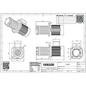 1/8 HP Lathe BandSaw Machinery Circulation Coolant Pump, Immersion Length 100mm(4"), NPT 1/2" thread, Single 1 Phase 120/240V