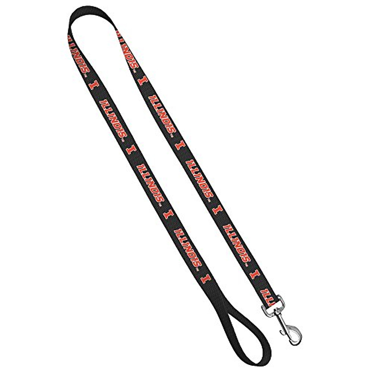 Moose Pet Wear Leash 1" x 4', University of Illinois - Carbon Fiber