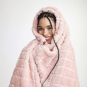 Vera Bradley Women's Fleece Solid Throw Blanket, Prairie Paisley, 80 X 50