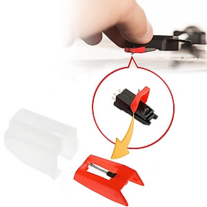 Zerodis Record Player Needle, 4pcs Turntable Replacement Record Player Cartridge Needle for Record Player Phonograph