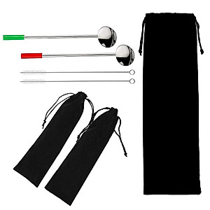 Straw Carrying Case, Straw Pouch, Safety and Reusable Straw Case, Travel Bag for Drinking Straws/Utensil/Chopsticks (9.6 x 3 Inch)