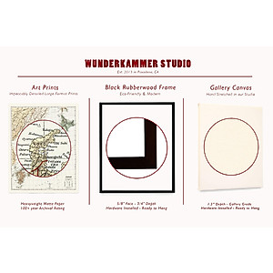 Wunderkammer Studio Florida State Symbols Poster Print - Florida Wall Art - House Home Décor - Housewarming Gift - 8 x 10 Unframed Art Print