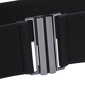 Syuer Womens Wide Elastic Waist Belt Cinch Belt Trimmer Stretch Waistband