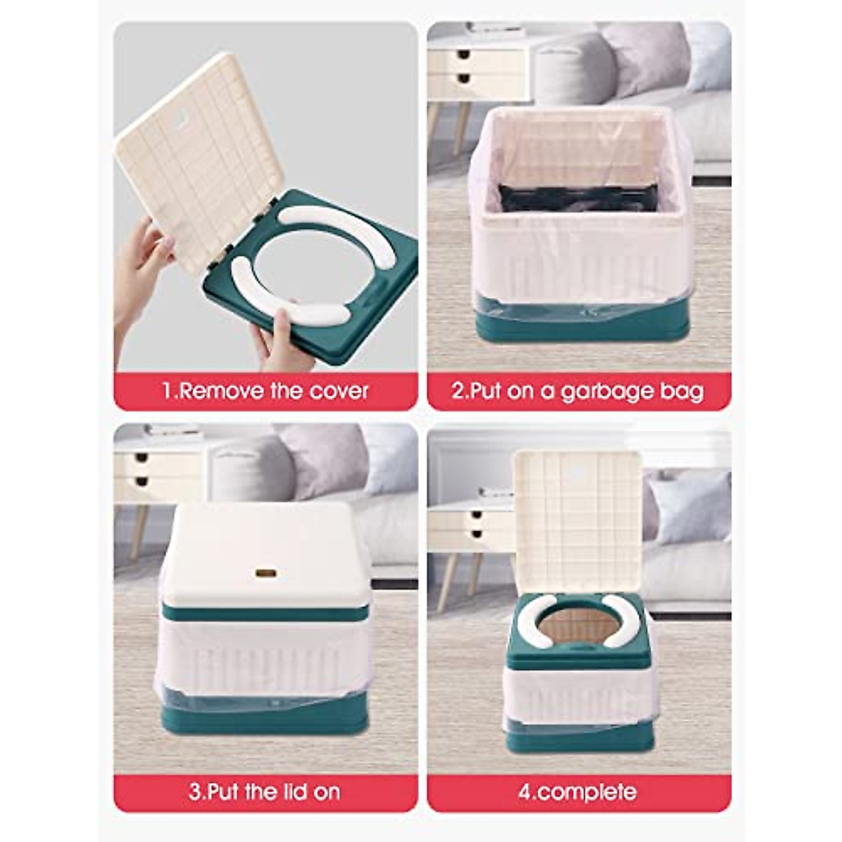 Foldable Potty, Portable Potty Seat For Toddler in Travel，Kids boys&Girls Training Toilet Seat, In Urgent Toilet, Moblie toilet in Car, For Camping, Outdoor, Indoor