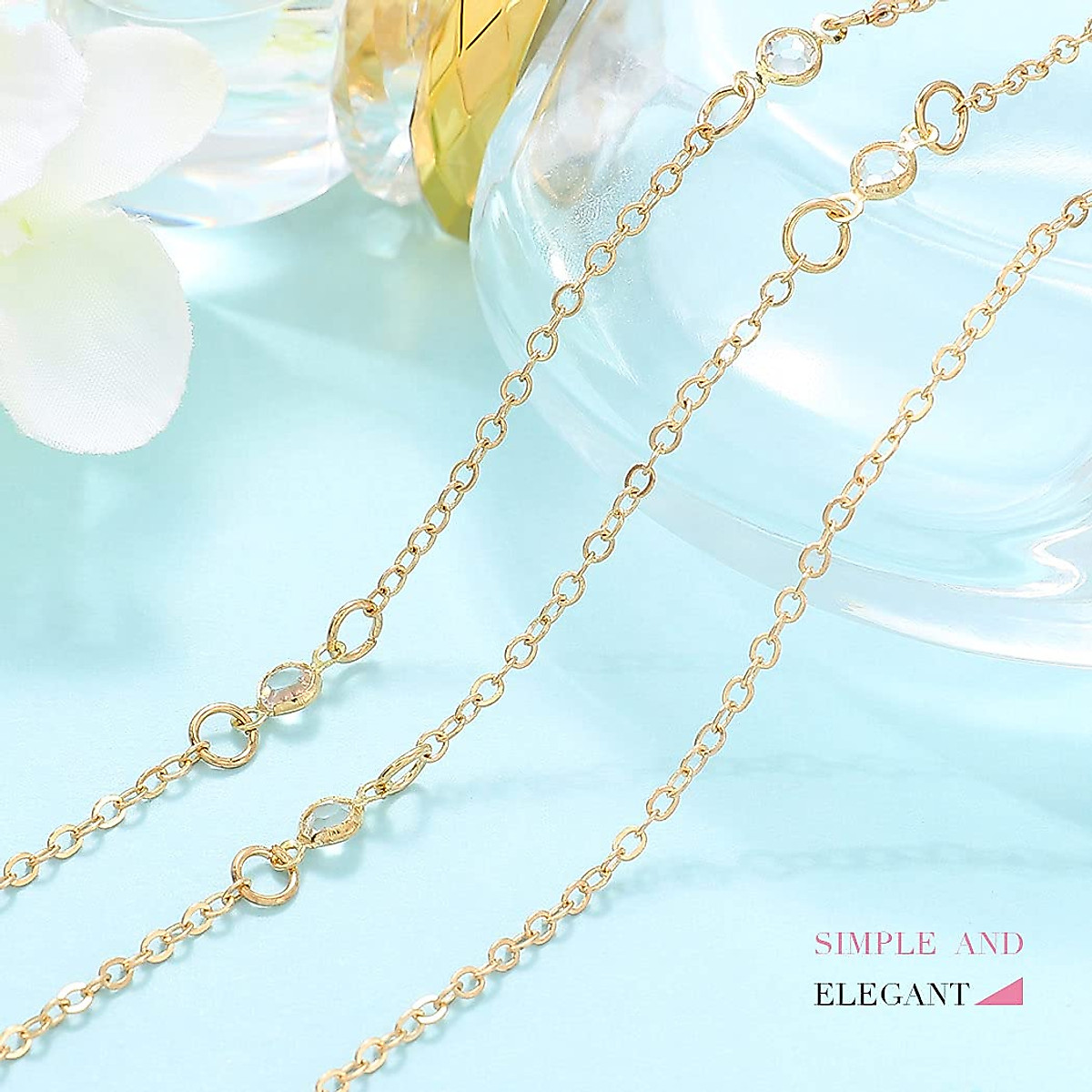 Jeweky Layered Gold Backdrop Chain Wedding Body Necklace Tassel Back Body Chain Accessory for Women