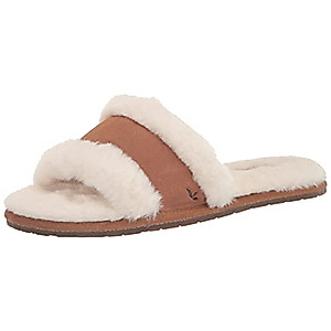 Koolaburra by UGG Women's Milo Peep Slipper, Natural, 9