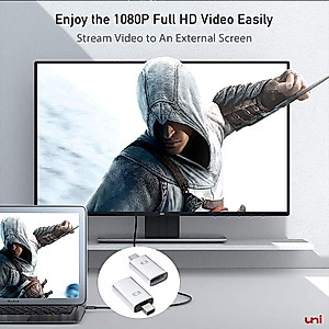 Mini DisplayPort to HDMI 1080P Female Adapter 2 Pack, Thunderbolt to HDMI Converter Compatible with MacBook Air 2022 and Before, MacBook Pro 2015 and Before, Surface Pro 2 3 4 6 and More