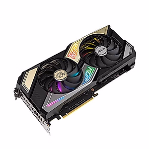 ASUS KO NVIDIA GeForce RTX 3060 Ti OC Edition 8GB GDDR6 Gaming Graphics Card (PCIe 4.0, 8GB GDDR6 Memory, HDMI 2.1, DisplayPort 1.4a, Axial-tech Fan Design, 0dB Technology, Enduring capacitors)