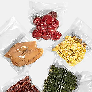 CREATIVECHEF 100 Pint 6 x 8 Inch Vacuum Sealer Bags, Great for Food Saver, Sous Vide,Vac Seal Freezer Bags, Vacuum Storage, Seal a Meal, BPA Free, Heavy Duty Sous Vide Vac Seal (6" x 8" 100 count)