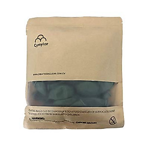 CYMYLAR 100Pcs 5 inch Eucalyptus Sage Green Balloon Olive Green Latex Balloons Bouquet for Women Men Birthday Baby Shower Wedding Bridal Shower Anniversary Birthday Party Decorations