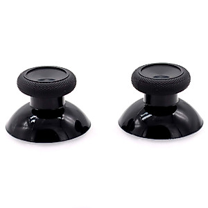 Deal4GO 2 Pack Replacement OEM Concave Analog Thumbsticks Set for Xbox one Controller Rubber Joystick Grips (Grey)