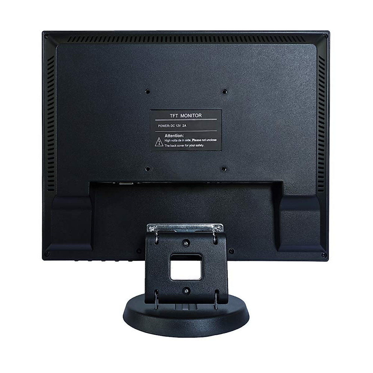 iChawk 12.1" inch PC Monitor 1024x768 4:3 Positive Screen VGA VESA 75x75mm HD Portable Wall-Mounted Base Desktop POS Ordering Machine LCD Screen Display for Industrial Medical Equipment W121PN-272