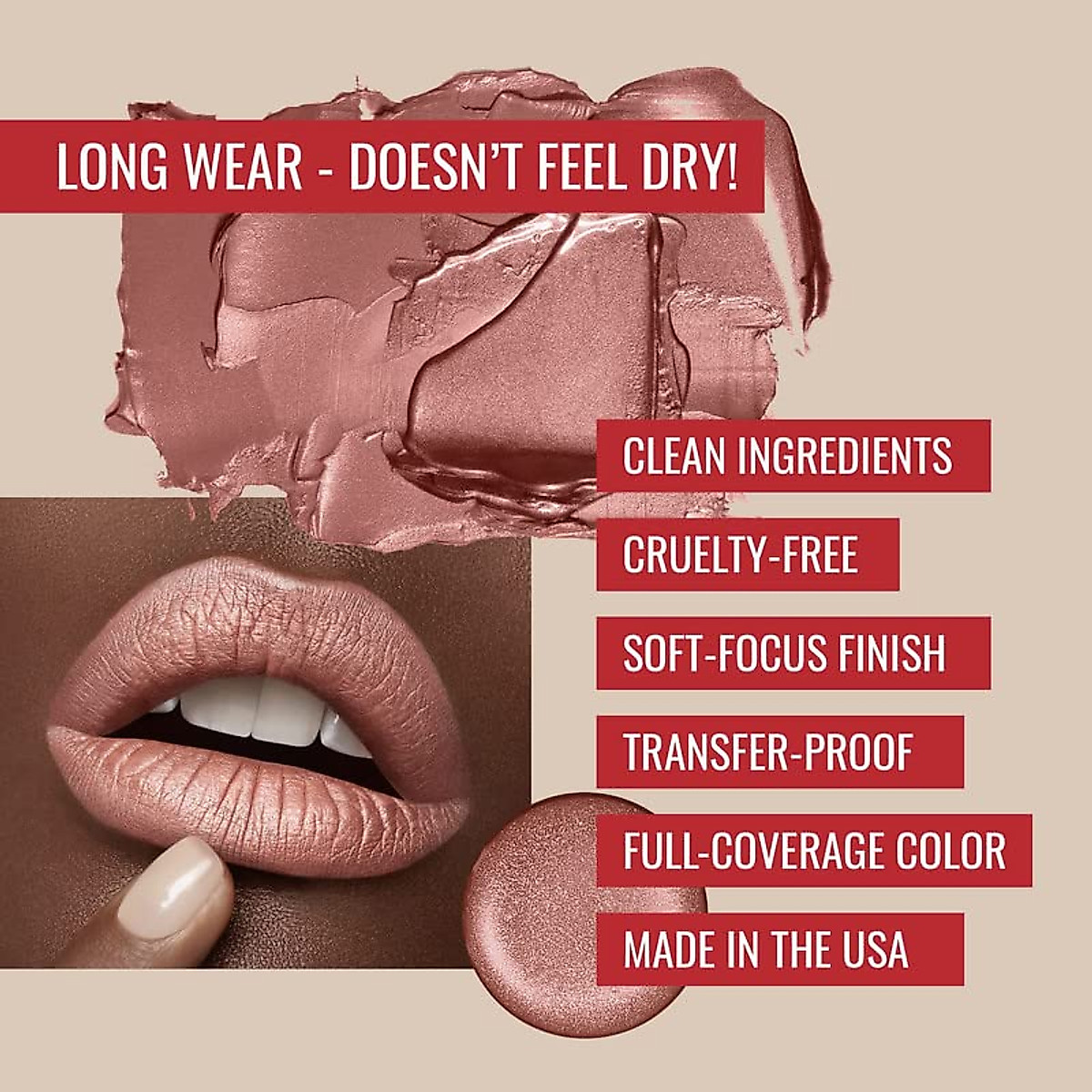 Runway Rogue Silk Glam Liquid Lipstick, Long Wear Frosted Maple-Brown Liquid Lipstick, ‘Sex Symbol’