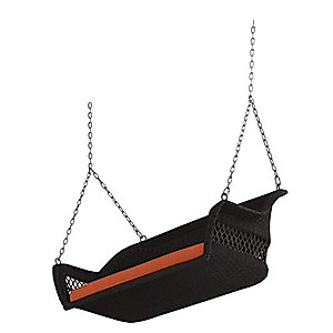 Jeco W00202S-A-FS016 Wicker Porch Swing, Espresso