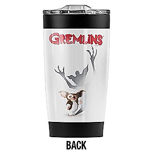Logovision Gremlins Gremlins Shadow Stainless Steel Tumbler 20 oz Coffee Travel Mug/Cup, Vacuum Insulated & Double Wall with Leakproof Sliding Lid | Great for Hot Drinks and Cold Beverages