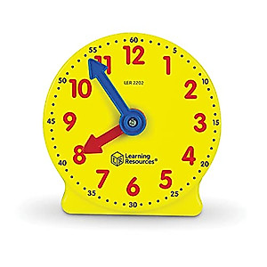 Learning Resources Smart Pack 4" Clock, Yellow
