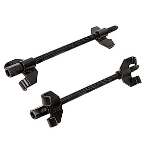 Fekuar 15" 380MM Coil Spring Compressor Tool, Heavy Duty Auto Suspension Compression Remover Installer Tool Set of 2 Black