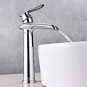 Kitchen Taps Kitchen Tap Faucet Bathroom Toilet Waterfall Faucet Hot and Cold Crane Brass Sink Mixer Valley Waterfall Sink Faucet Single Handle Faucet