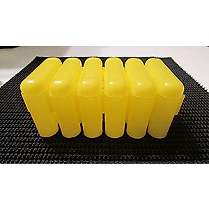 APGOLF 4 New 1 oz Gold Mining Glass Vials and Vial Case Holder Interlocking Nesting Green