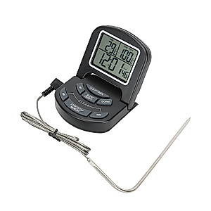 Okuyonic Probe Digital Durable Highly Accurate Cooking Timer Kitchen for Home, Digital Meat Food Thermometer, Kitchen Cooking Thermometer with Timer for Cooking