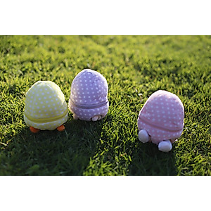 Made By Aliens Easter Plush Unicorn Stuffed Animal 6 Inches Surprise Zip-Up Egg Hideaway Spring Inspired Gift for Girls and Boys Birthday Halloween Mother's Day (New Unicorn Egg)