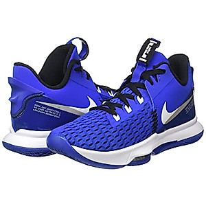 Nike Men's Gymnastics Shoes, Black Metallic Silver White, 44.5 EU