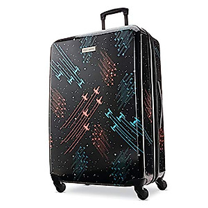 American Tourister Star Wars Hardside Spinner Wheel Luggage, Galaxy, Checked-Large 28-Inch