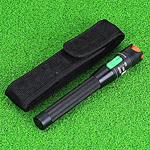 Fiber Optic Power Meter with 30KM Aluminum Visual Fault Locator FC-LC Adapter Fiber Optic Cable Tester Test Test Tool for CATV Telecommunications Engineering Maintenance