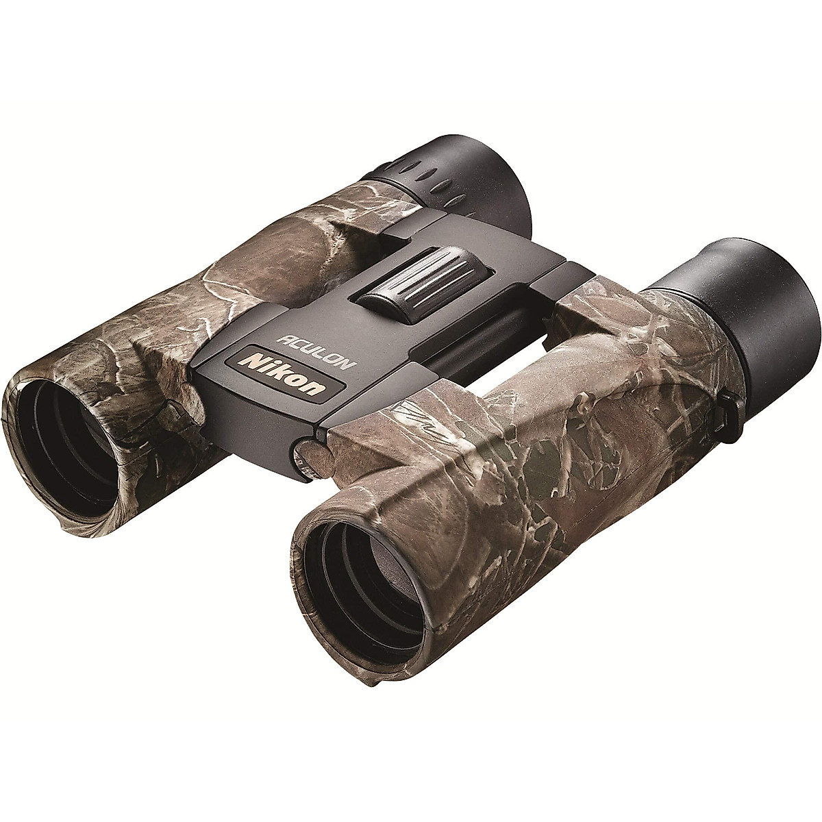 Nikon ACULON A30 10x25 TrueTimber KANATI Camo Binocular | Dual Hinge Design, Fully Multi-Coated Lightweight Binocular, Smooth Central Focus Knob, Limited Official Nikon USA Model