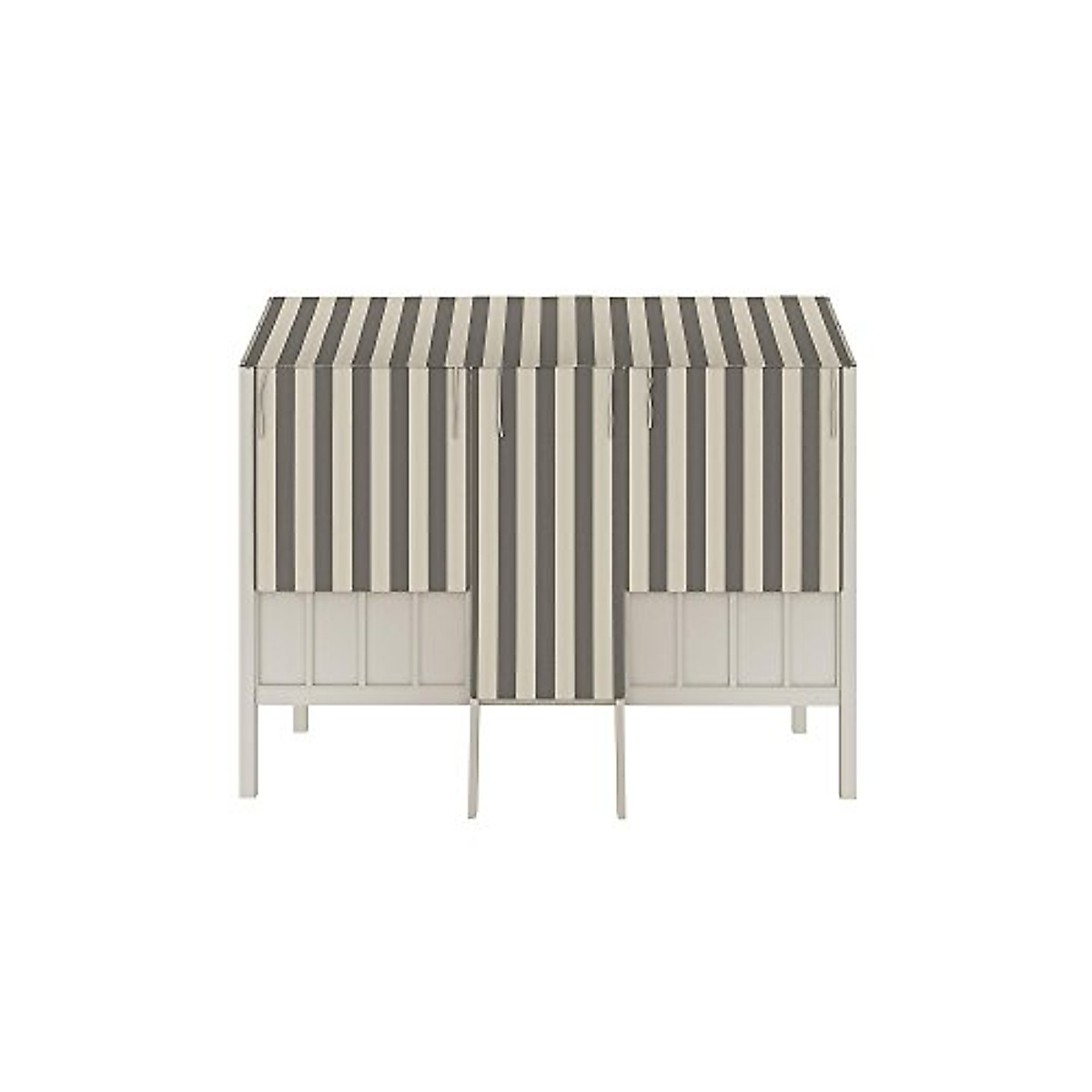 Little Seeds Rowan Valley Forest Loft Bed, Grey/Taupe, Twin