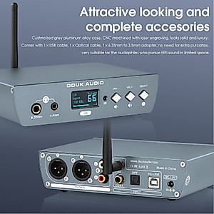 HiFi S/PDIF USB DAC Preamp Bluetooth Receiver D/A Audio Converter Headphone Amp