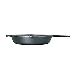 Lodge Seasoned Cast Iron Skillet with Tempered Glass Lid (10.25 Inch) - Cast Iron Frying Pan With Lid Set.