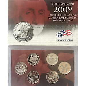 2009 S US SILVER Proof Set Territories DC Comes in the Original Packing from the Mint Proof