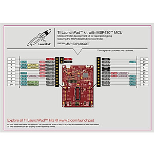 Texas Instruments Value Line MSP430 LaunchPad - MSP-EXP430G2ET, 14-/20-pin DIP (N) Socket