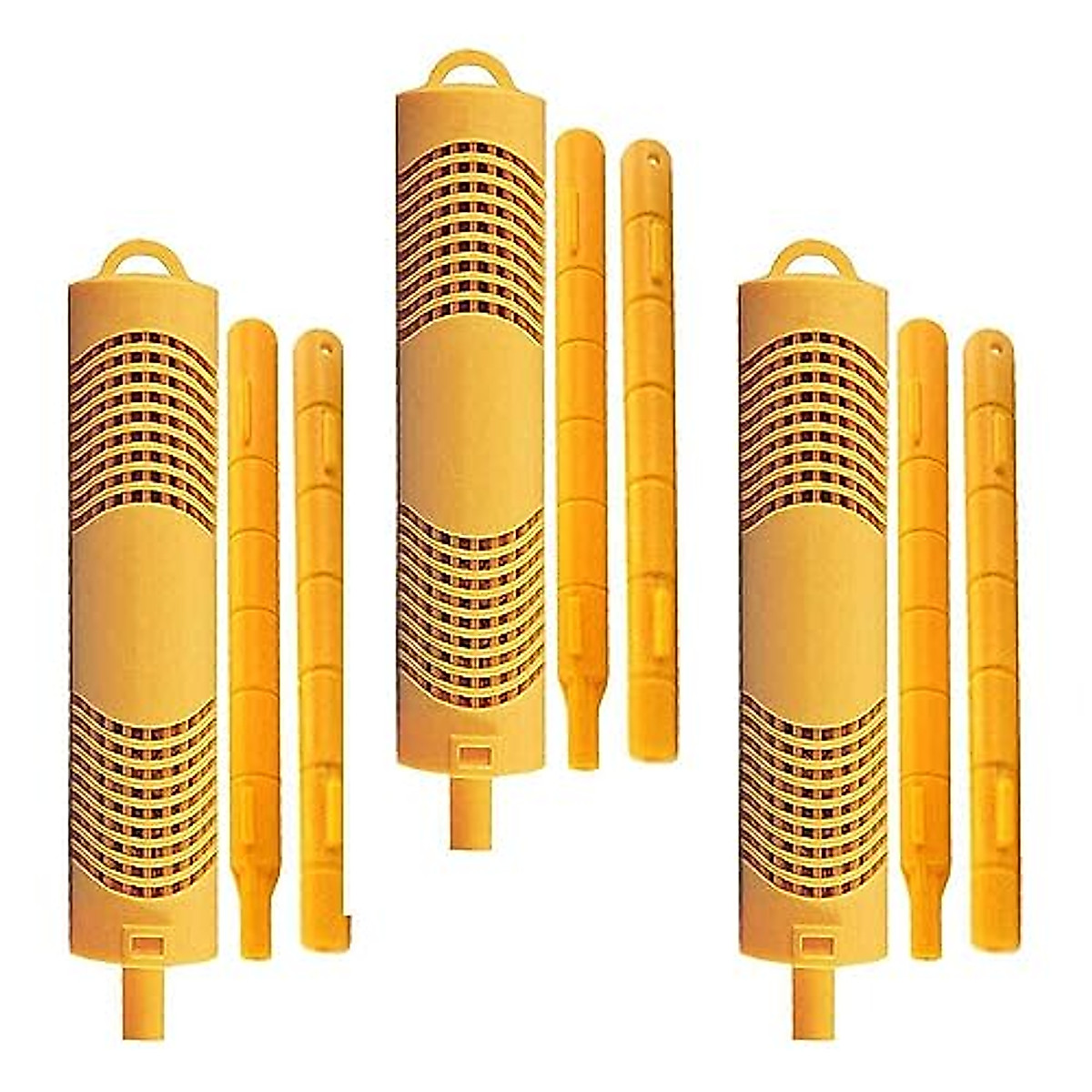 Joepoe SPA Mineral Stick Parts,Mineral Sticks for Hot Tub with 4 Months Lifetime Filter Cartridge Universal for Hot Tub&Pool (Yellow,3-Pack)
