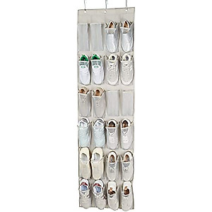 24-Pocket Over-The-Door Medium-Size Hanging Shoe Organizer 95