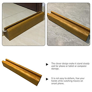 OSALADI Full Body Mirror Stand Wooden Artwork Rack Full Length Mirror Holder Wood Display Mount Display Support Base Floor Mirror Bracket