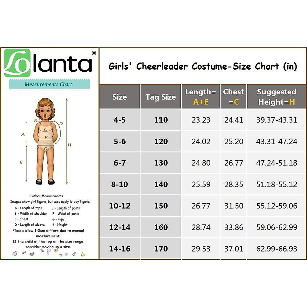 LOLANTA Girls Cheerleader Costumes Dresses Cheerleading Outfit Cheer Uniform with Pom Poms(10-12, purple)