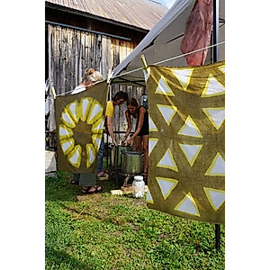 Primary Colors Natural Dye Seeds : 3 Varieties, Red, Yellow, Blue