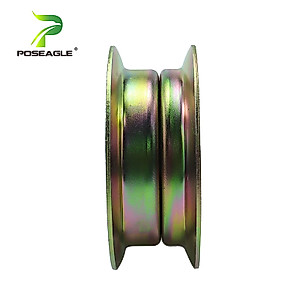 POSEAGLE 532177968 Idler Pulley Replaces 193197 Idler Pulley Craftsman 177968 Pulley, Husqvarna 532193197 Pulley, Ariens 21546308 for Husqvarna Z254, YTH20K46, YTH2348, YTH24V48, YTH21K46 Lawn Mowers