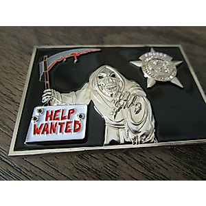 Chicago Police Department CPD Grim Reaper Help Wanted Murder City Challenge Coin