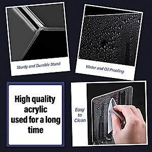 16 Pcs Book Ends Clear Acrylic Bookends for Shelves Heavy Duty Book End L Shaped Dividers Book Stopper for School Library Home Movies CDs File