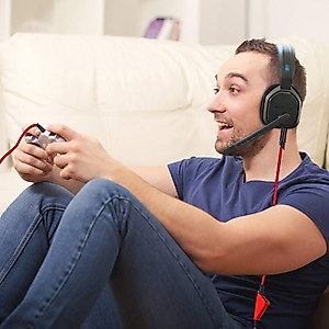 Replacement Astro A40 Cord Volume Control Cable, A10 Headsets Cord Audio Cable for Astro A40TR/A40/A10 Gaming Headsets, Xbox one, PS4 Controller, PC, Most Smartphones (6.5 Feet/2.0 M)-Black