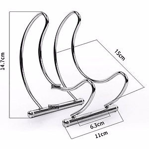 Pan Lid Holder Cover Frame Chopping Board Stand Sitting Kitchen Household 304 Stainless Steel Pot Cover Shelf (Color : Narrow) (Color : Widened)