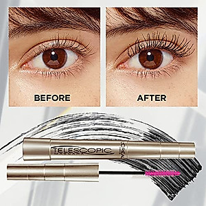L'Oreal Paris Makeup Telescopic Original Lengthening Mascara, Carbon Black, 0.27 Fl Oz (Pack of 1)