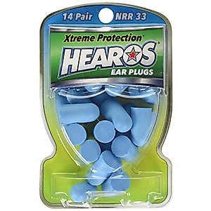 HEAROS Xtreme Protection Series Foam Ear Plugs, 14 Pair (Pack of 3)