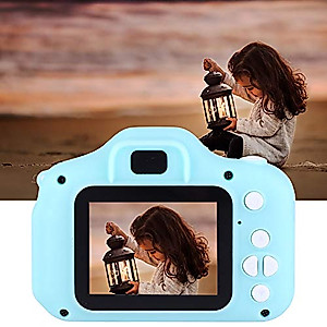 MooBreeze Cute Cartoon Digital Video Camera for Kids, 2" Screen, Mini Children Toy Camera, USB Power Supply